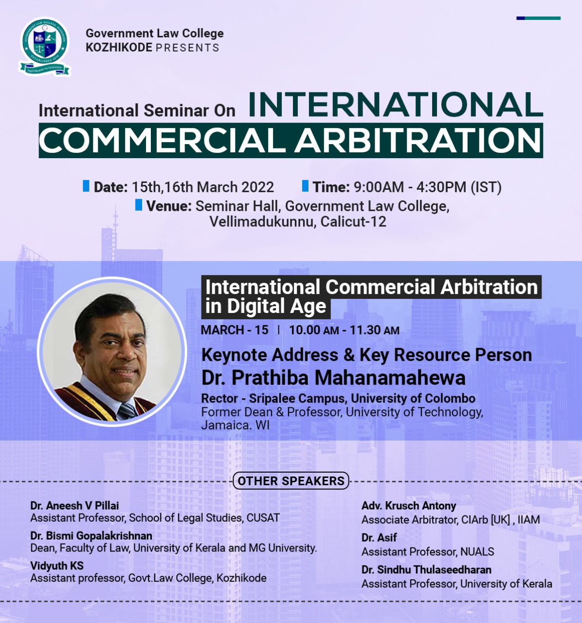 International Commercial Arbitration in Digital Age | Sri Palee Campus